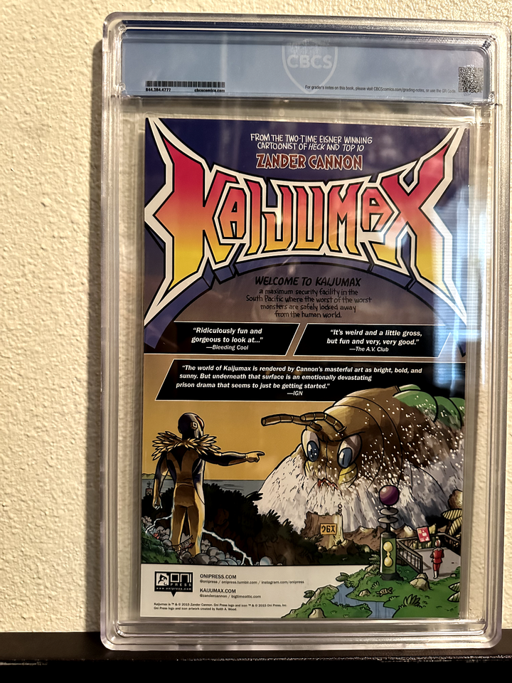 RARE! RICK and MORTY #3 CBCS 2015 Graded 9.8 WHITE PAGES CJ Cannon ...