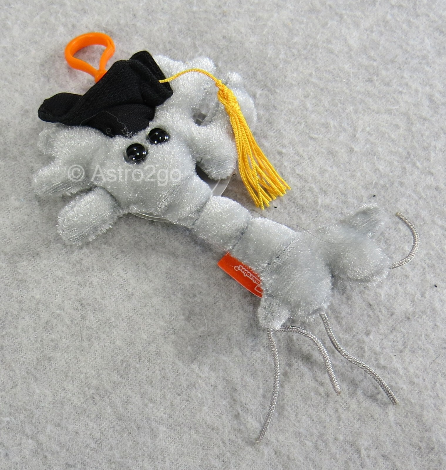 GIANT MICROBES-GRADUATION BRAIN CELL KEY CHAIN-Stuffed Plush Neuron Cap ...