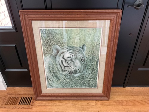 Imogene Farnsworth White Bengal Tiger S/# Lithograph 254/ 1750 Edition ...