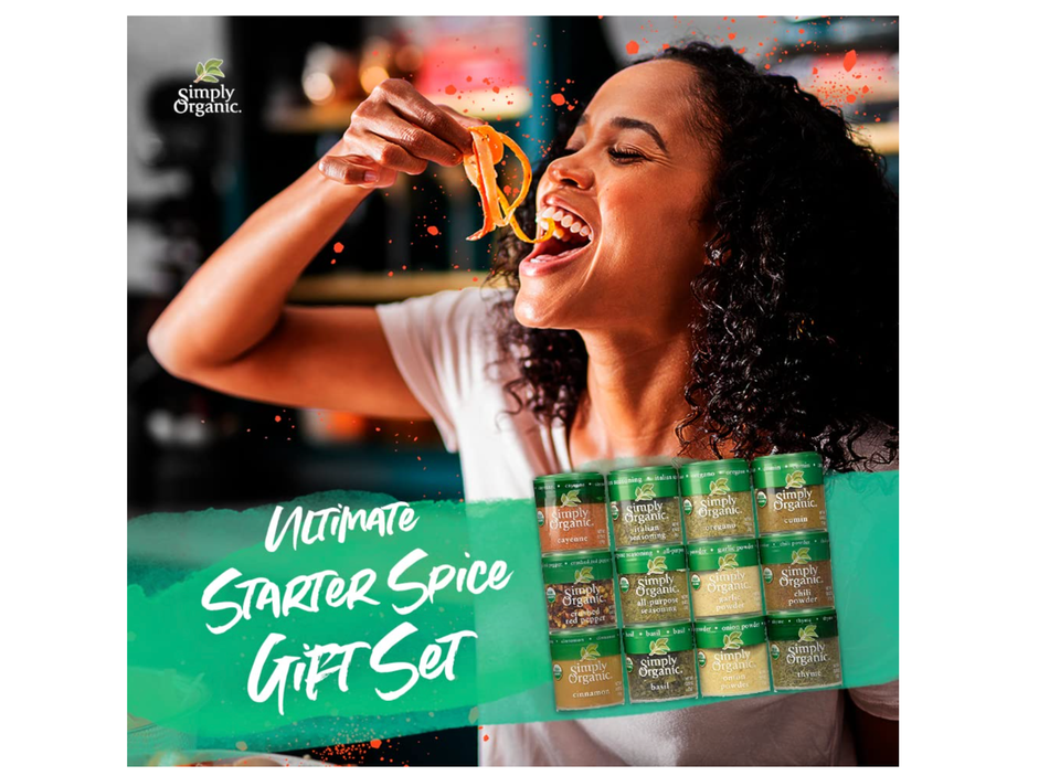 Simply Organic Starter Spice Gift Set 12 spices | eBay