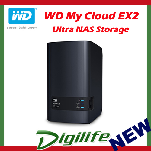 Western Digital WD My Cloud EX2 Ultra 8TB 2-Bay NAS Personal Cloud ...