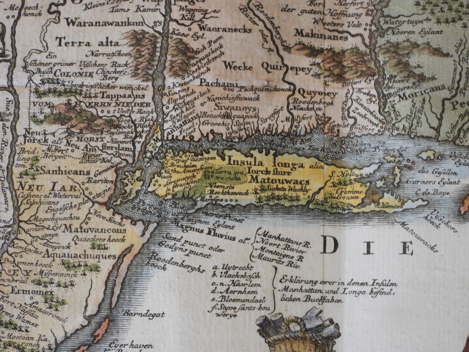 Seutter - NOVI BELGII IN AMERICA SEPTENTRIONALIS - 1735 - Stupenda e ...