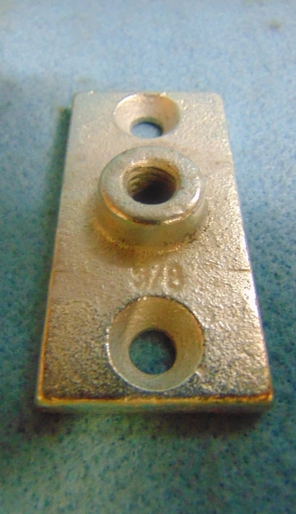 SIOUX CHIEF 3/8" GALVANIZED TOP PLATE CONNECTOR 541-GPK2 ALLTHREAD CONN ...