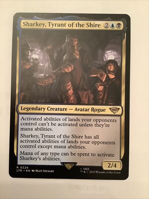 Sharkey Tyrant of the Shire LTR 229 MTG Legendary Land Control | eBay