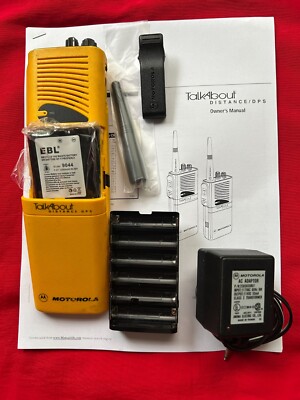 MOTOROLA TALKABOUT DISTANCE DPS 5 MILE With New Battery and Antenna | eBay