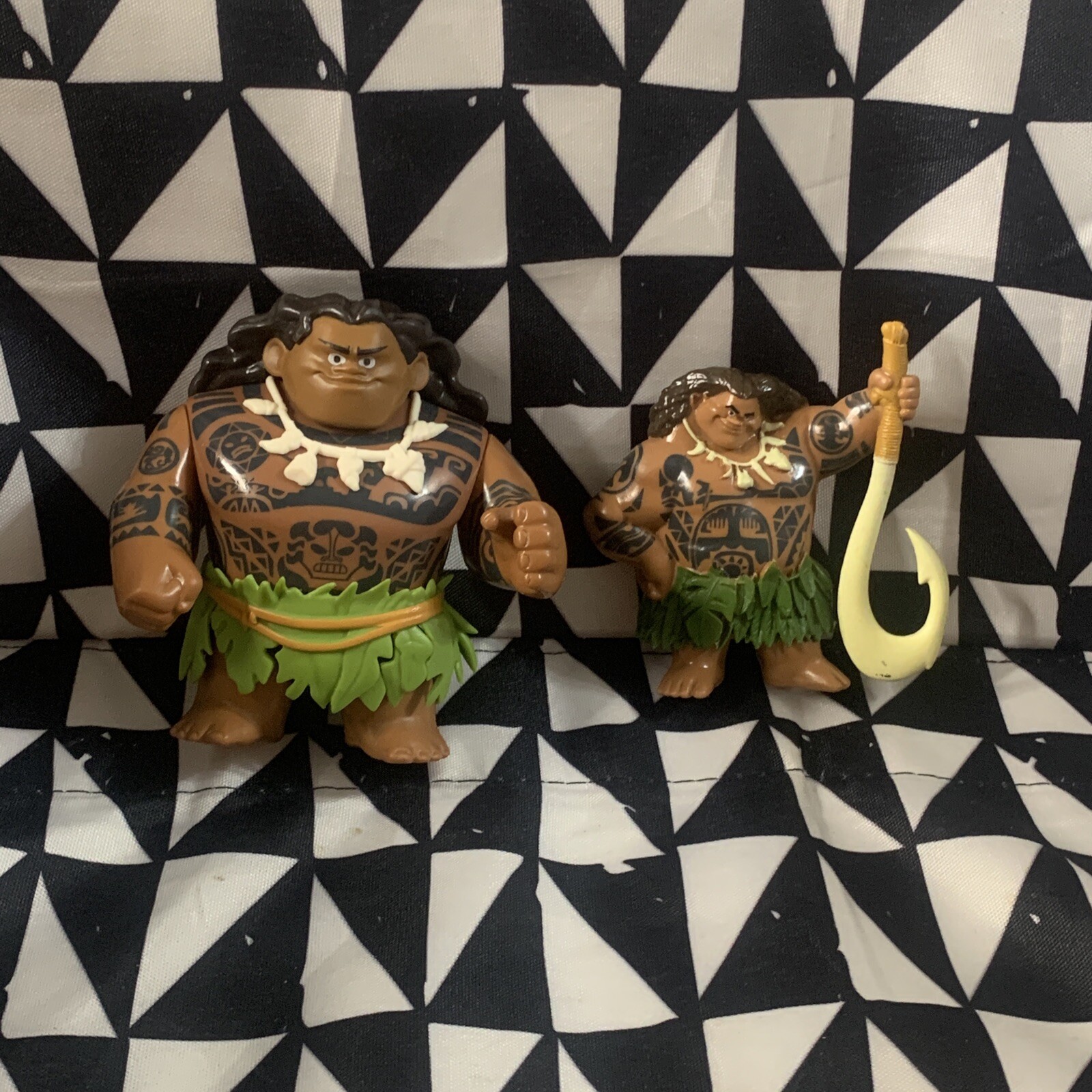 Disney Moana Maui the Demigod 4” Action Figure Only No Hook + 3” Lot Of ...
