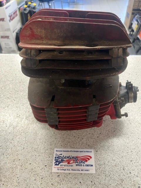 83 84 ATC250R HONDA OEM USED CYLINDER JUG HEAD AND REED CAGE 1983 1984 ...