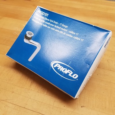 ProFlo PFGD101, Wheelchair Elbow Grid Drain, 17 Gauge, 1-1/4" x 6 ...