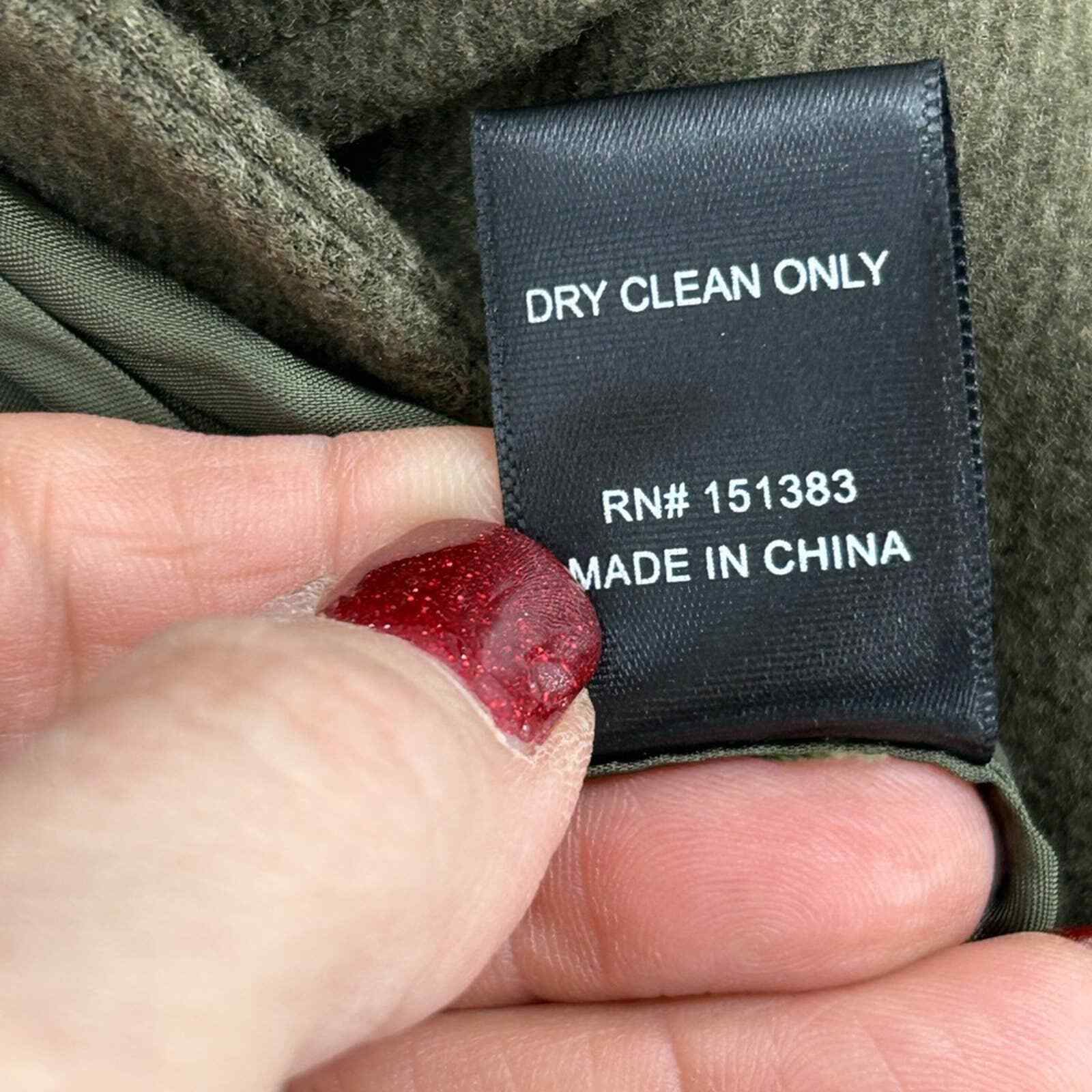 Anthropologie Current air green military jacket with … - Gem