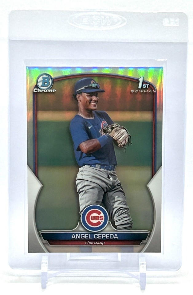 2023 Bowman Chrome /499 Angel Cepeda 1st Refractor BCP-205 - FREE ...