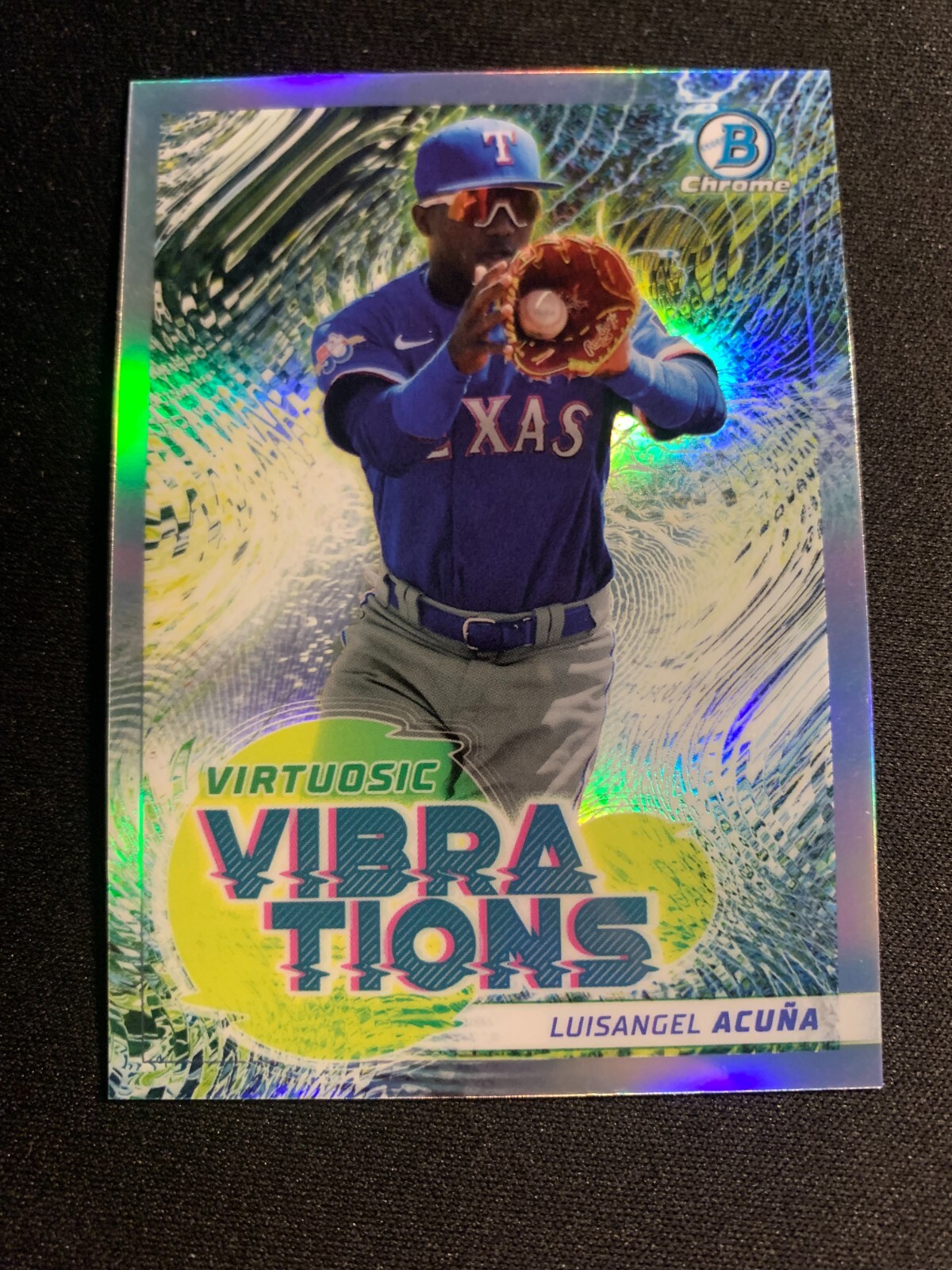 LUISANGEL ACUNA #VV-19 VIRTUOSIC VIBRATIONS INSERT - 2022 BOWMAN ROOKIE ...