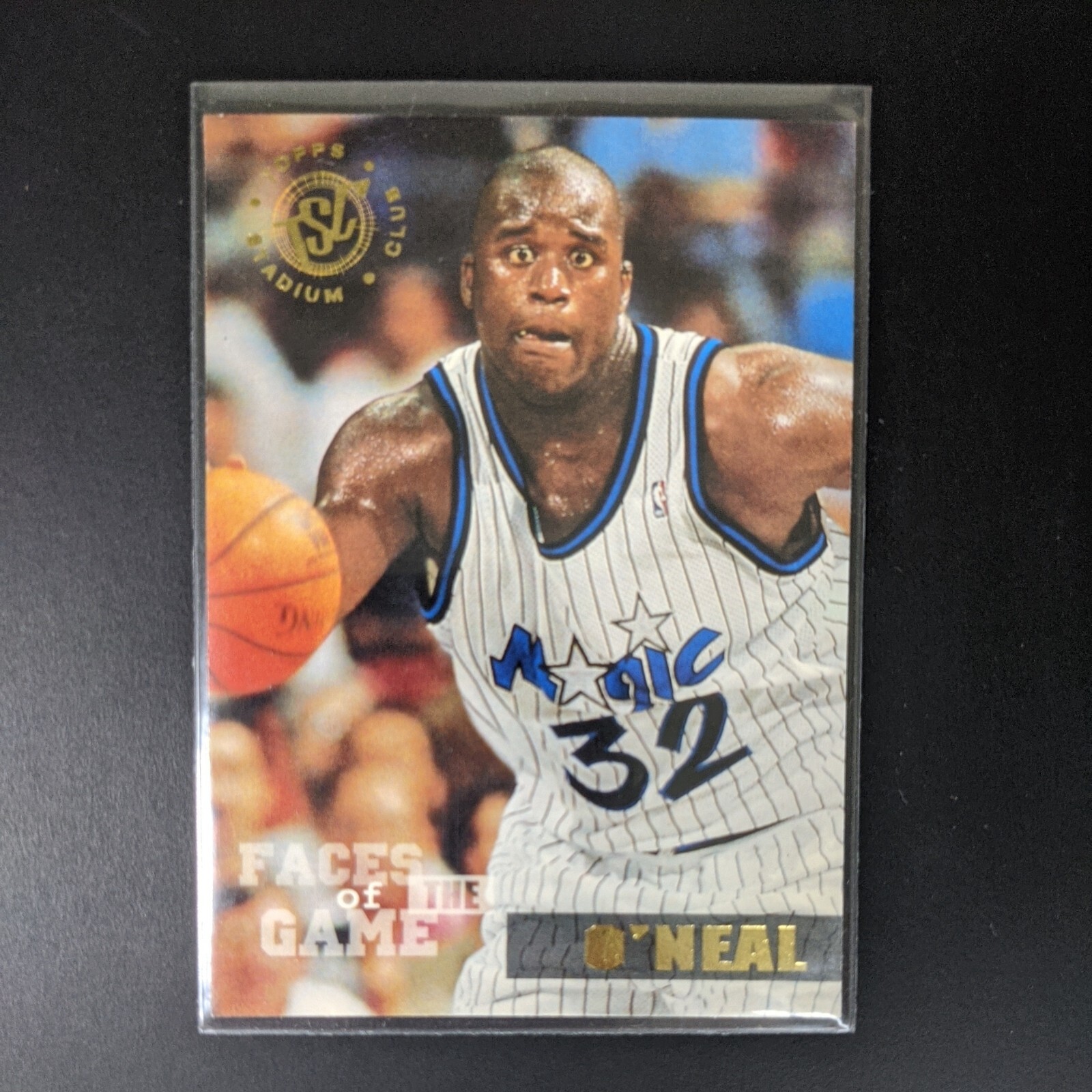 Shaquille O'Neal 1995-96 Topps Stadium Club #355 Faces of The Game ...