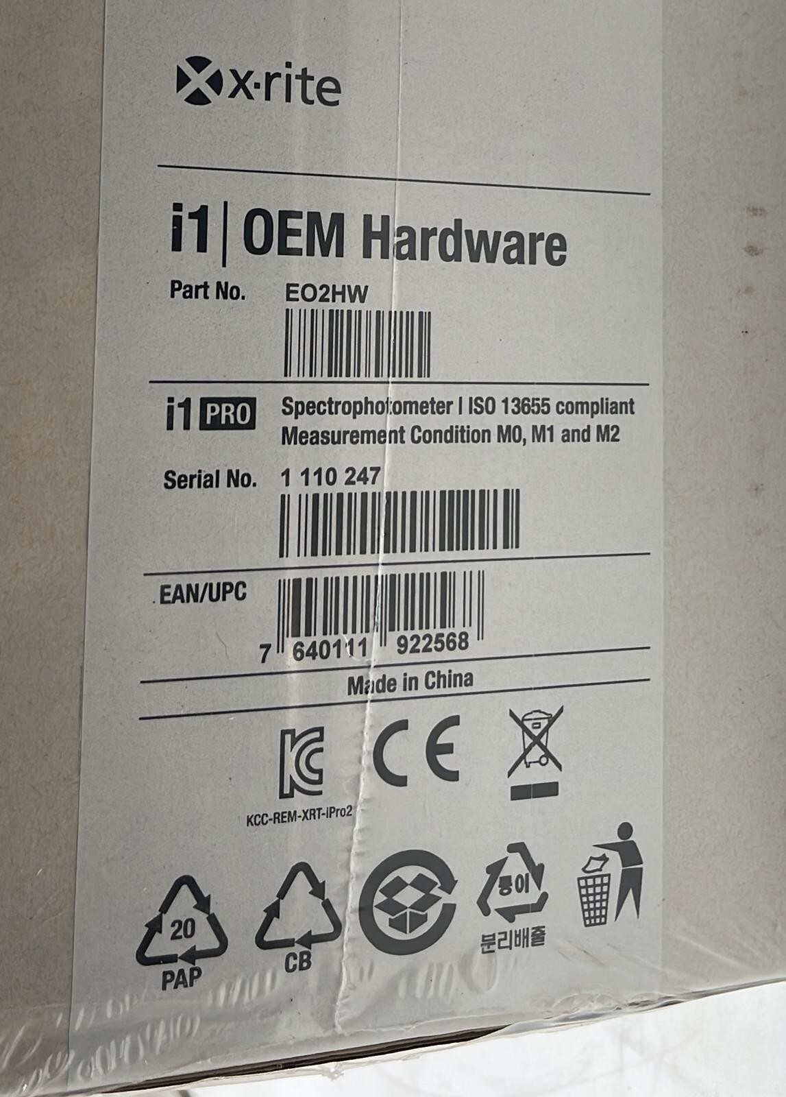 X-Rite i1 Pro 2 Enhanced Optical Brightener (EO2-XR-ULZW) | Compra ...