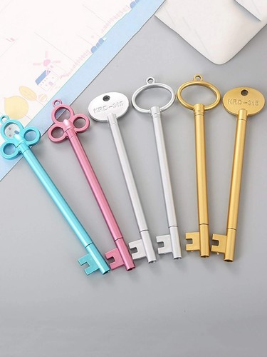 KEY SHAPE PEN GIRLS BOYS CHILDRENS KIDS WOMENS UNUSUAL NOVELTY ...