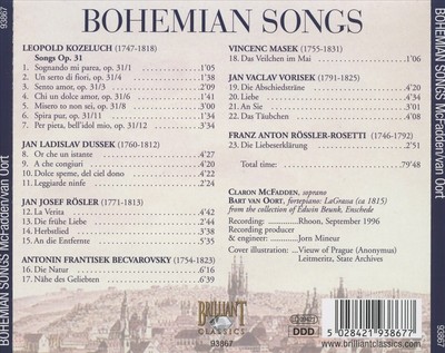 BOHEMIAN SONGS NEW CD 842977038675| eBay