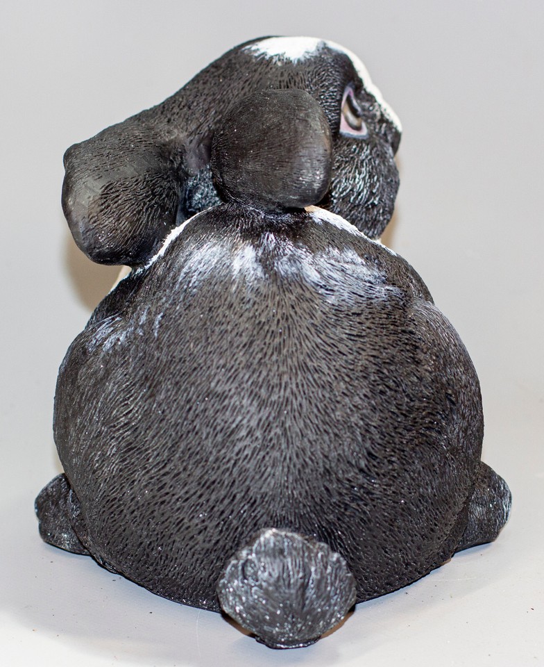 Rabbit Tuxedo Urn Cremation Statue Bunny Ashes Pet Memorial Grave ...