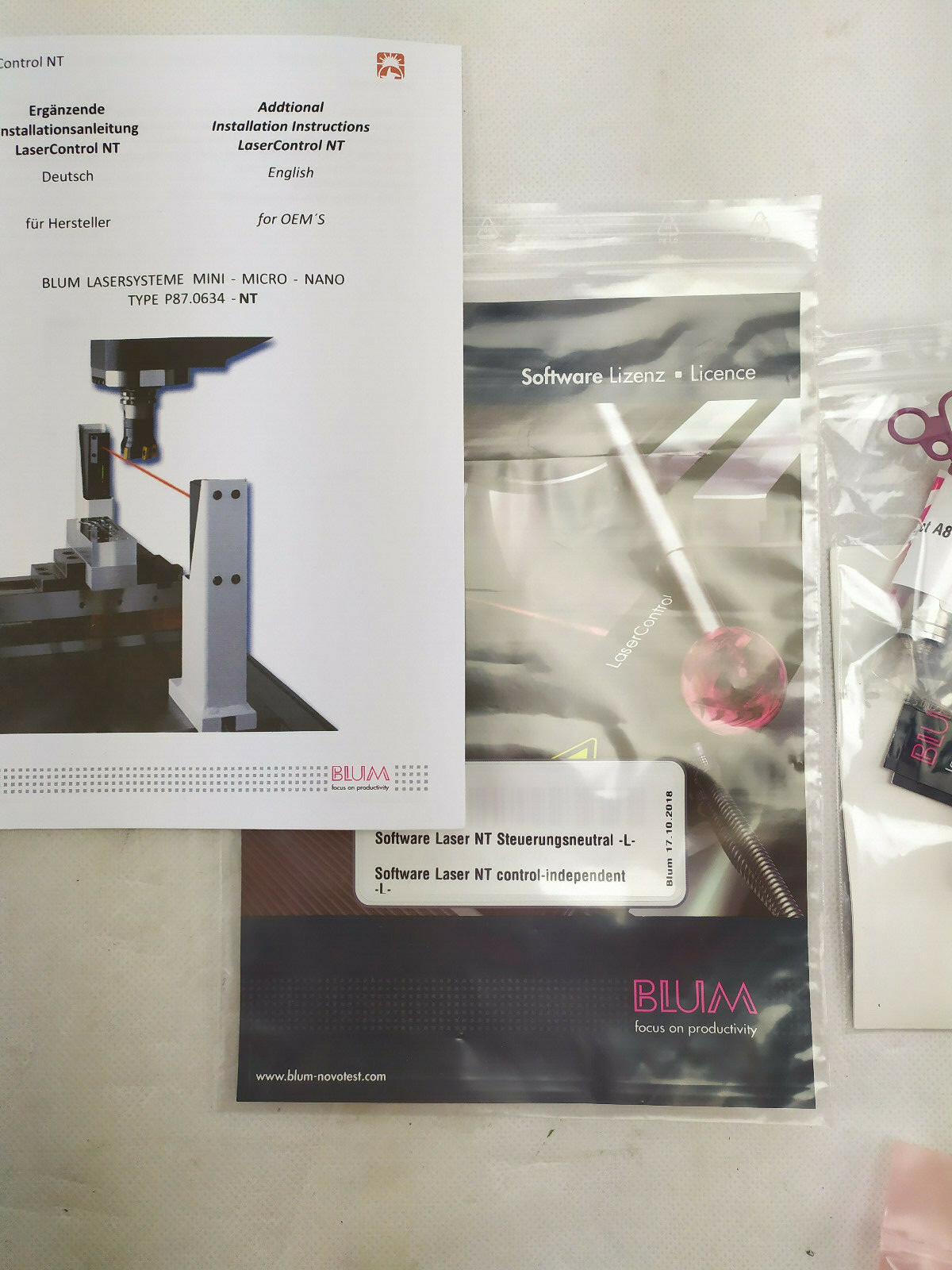 Blum Laser tool setter P87.0634-NT System LaserControl Micro Compact ...