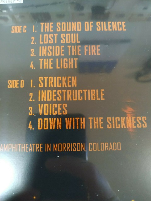 Disturbed Live at Red Rocks - Double 2 X LP 12 " Vinyl 2016 NUEVO for ...