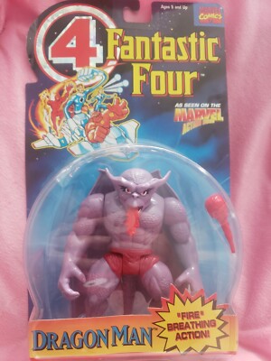 Fantastic Four Marvel Comics Dragon Man Action Figure Toy Biz 1995 ...