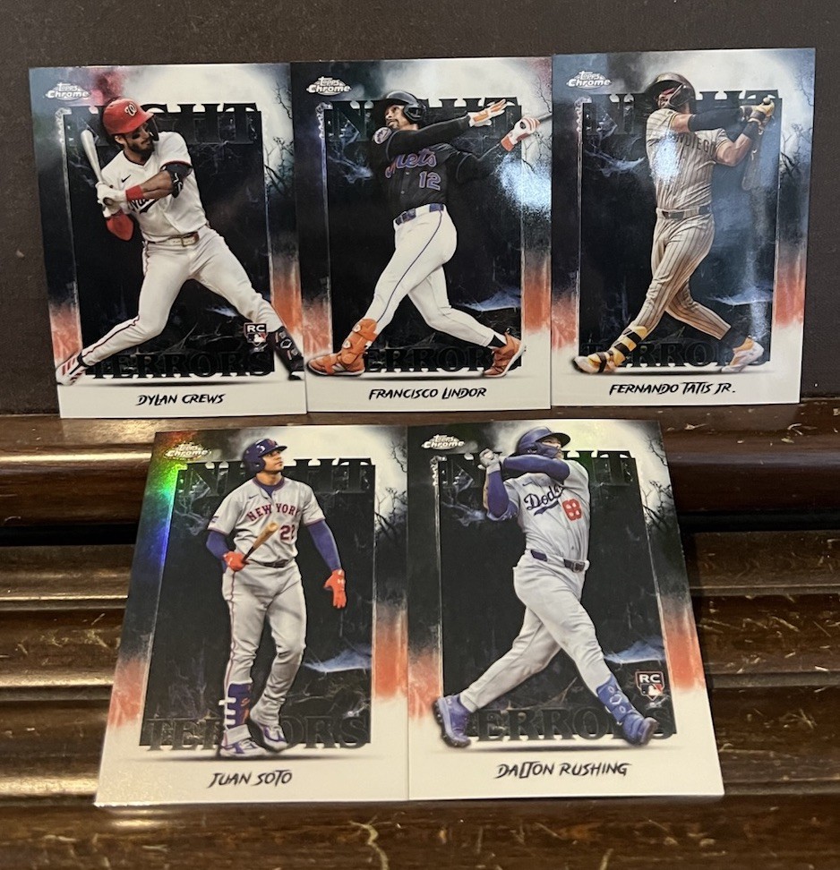 2025 Topps Chrome Night Terrors Card Lot (5) | eBay