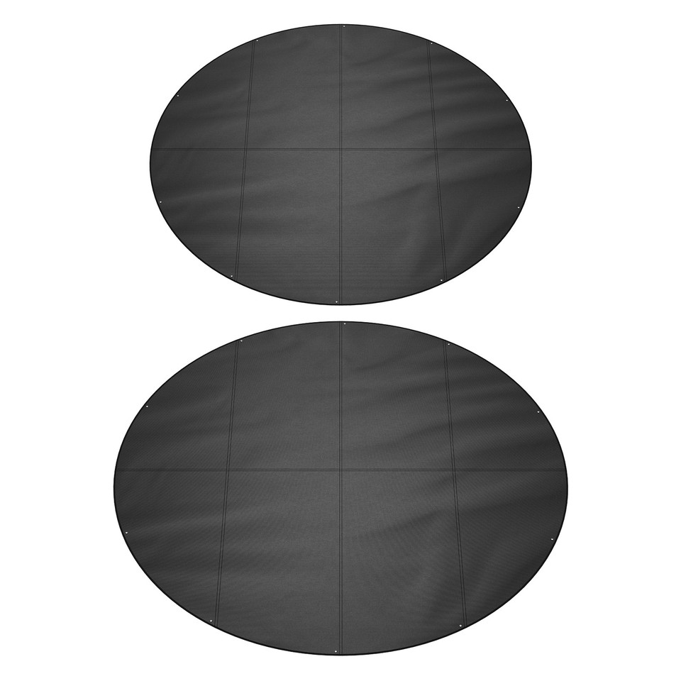 18/15 Ft Round Pool Cover Above Ground Swimming Pool Cover Drawstring ...