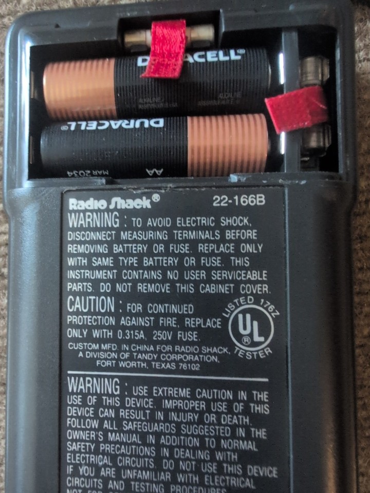 Radio Shack Digital Multimeter 22-166B LCD TESTED Works great | eBay