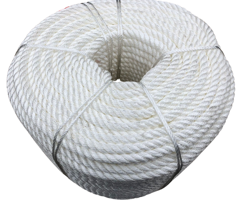 3 Strand Nylon Rope 8mm, 10mm,12mm,14mm,16mm,18mm-24mm White Mooring ...