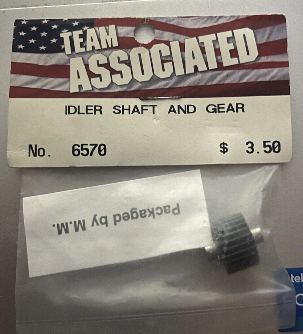 Team Associated RC10 Stealth Transmission Idler Shaft and Gear 6570 | eBay
