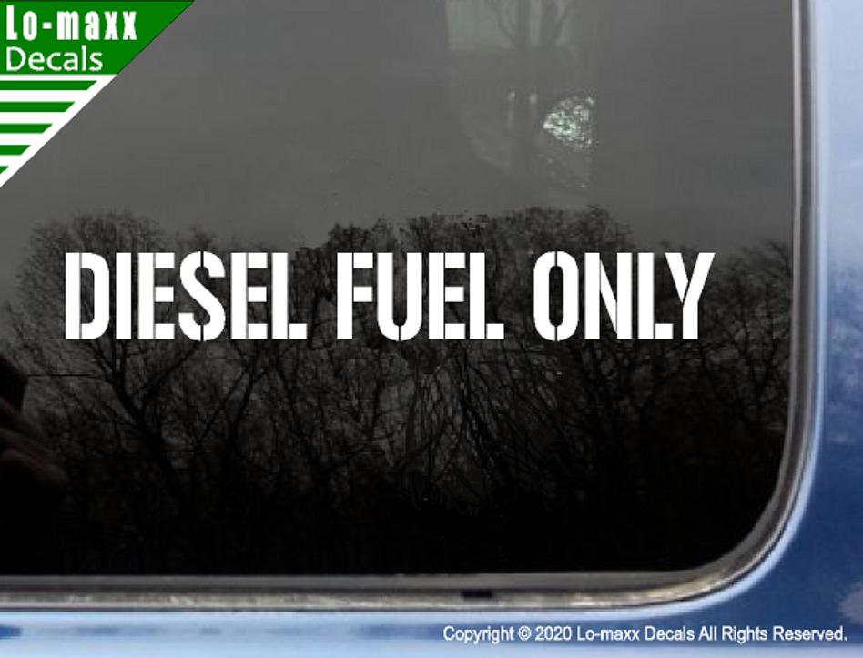 Diesel fuel Only Military Stencil Font Superior High Quality Die Cut ...