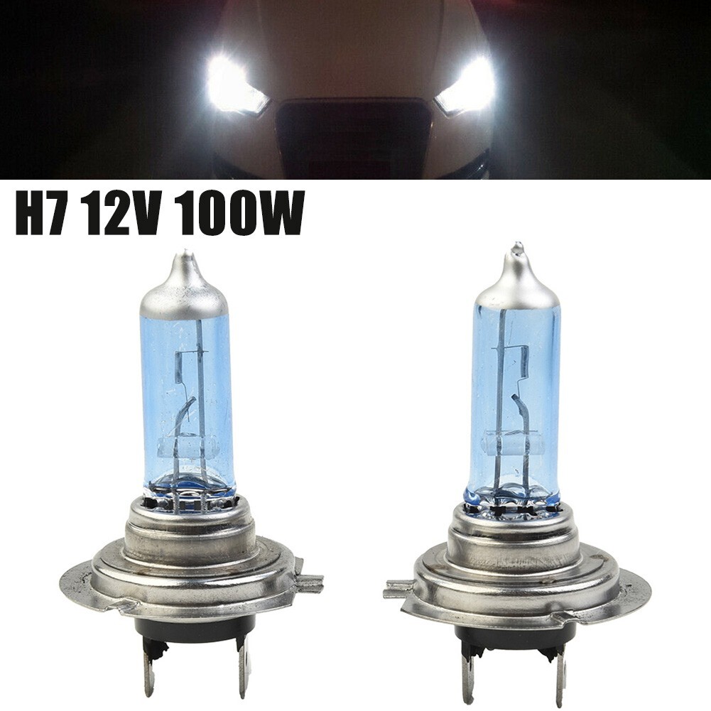 LED Bulbs 6000K Car Headlight Bulb Super Bright Halogen Light White ...