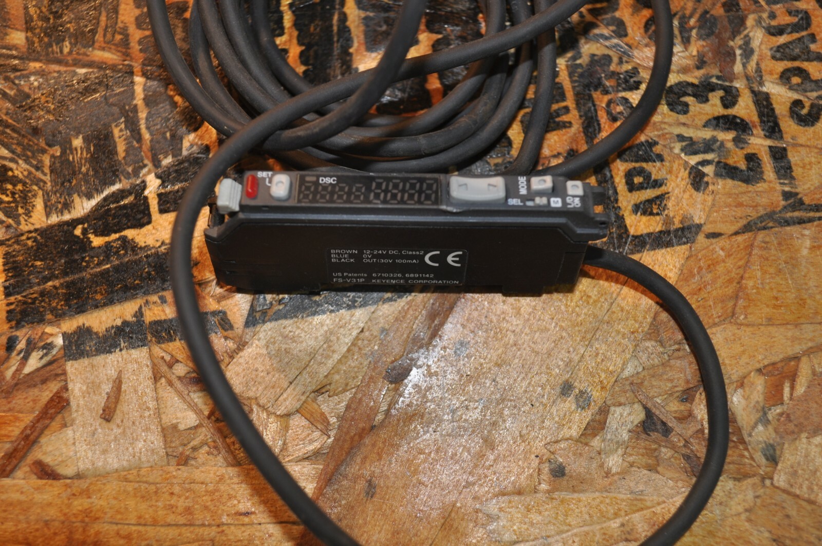 Keyence FS-V31P Photoelectric Fiber Optic Sensor Amplifier USED FREE ...