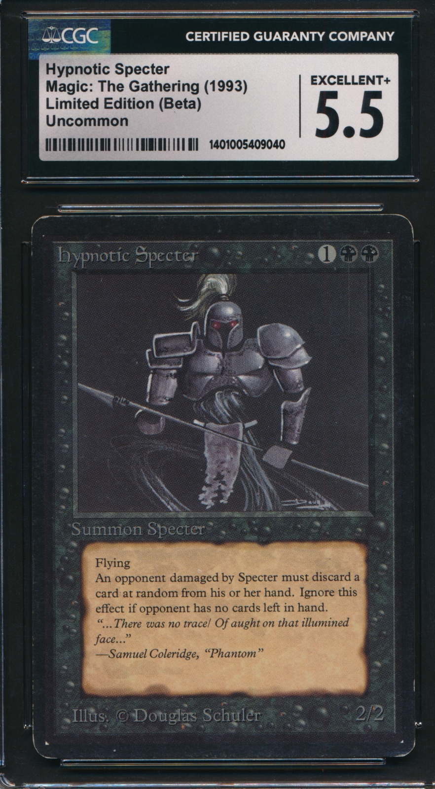 Beta Hypnotic Specter CGC 5.5 Graded Magic MTG (9040) -magicgraders- | eBay