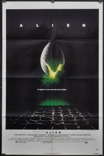 Alien 1979 Orig. 27X41 NM Film Affiche Sigourney Weaver John Hurt Sci ...