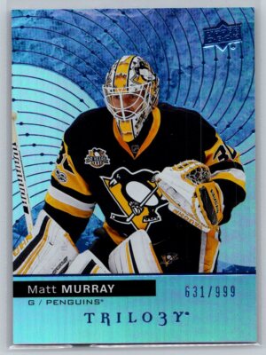 2017 UD Trilogy #49 Matt Murray Blue Foil 631/999 | eBay