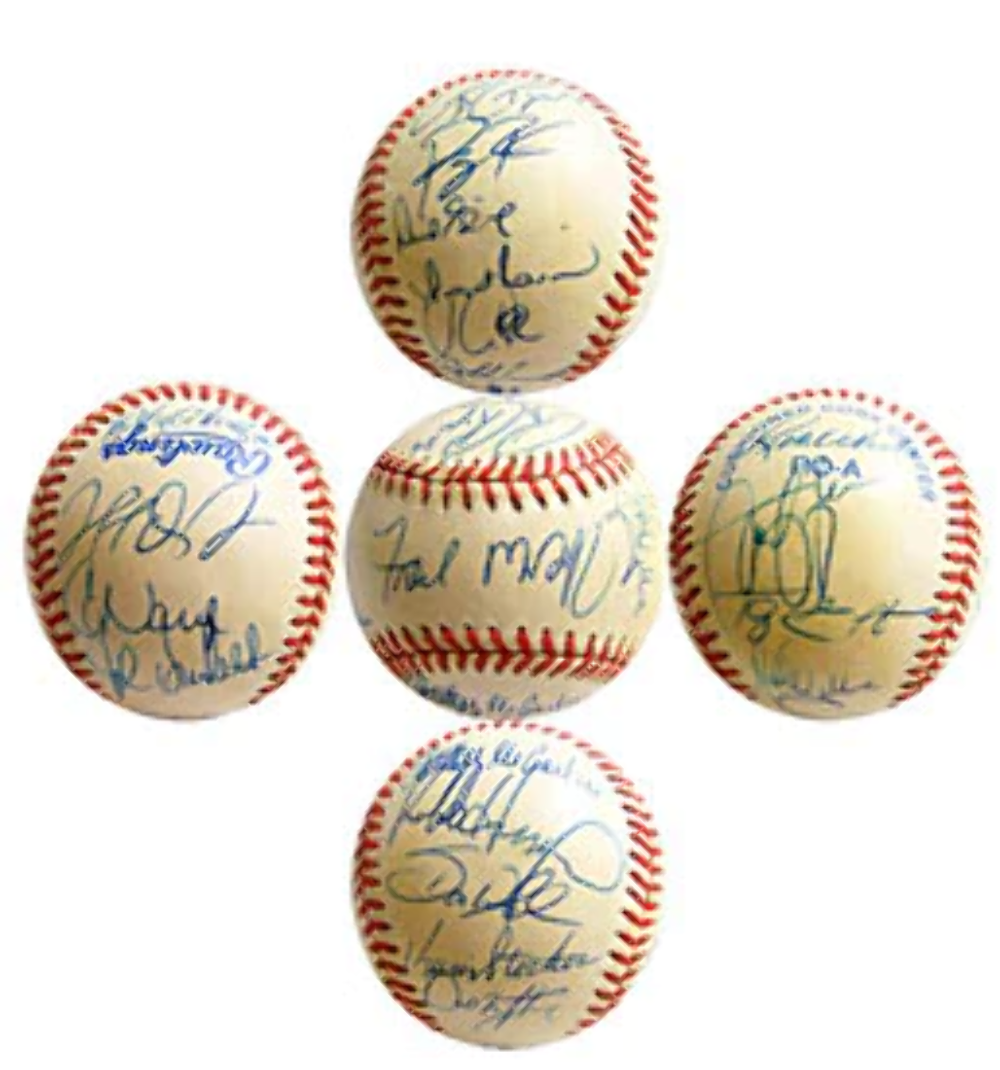 1999 Tampa Bay Devil Rays Team Autographed / Signed Baseball - 20 ...