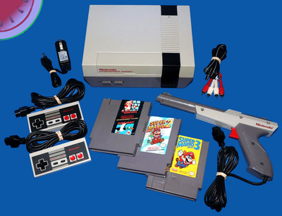 RESTORED Fully WORKING NES Console with Super Mario Bros 1 2 3 Tested ...