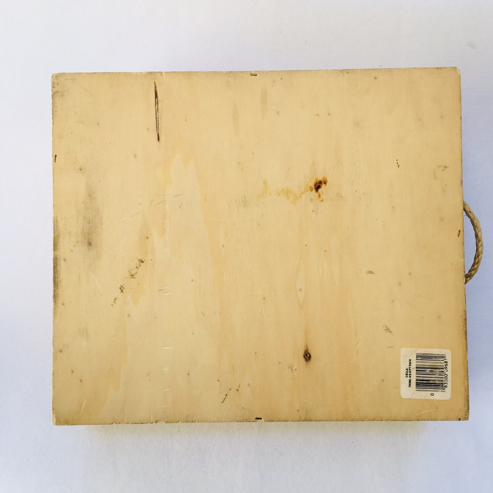 Fratelli CELLA Empty Wine Box, Fratelli Cella Wooden Italian Wine Box ...