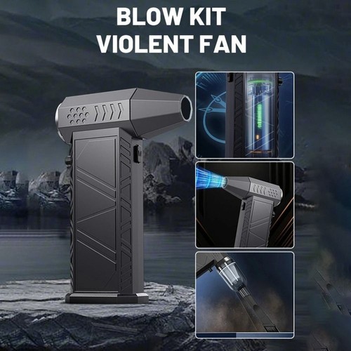 300000RPM Violent Fan Type-C Charging Brushless Air Blower Turbo Jet ...