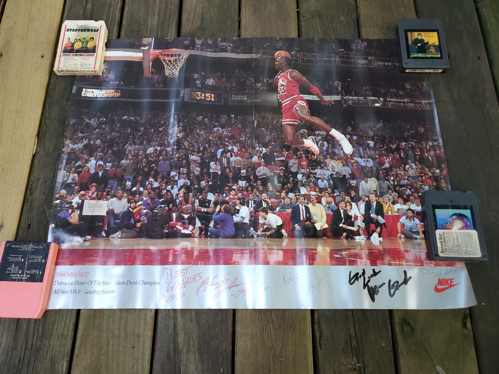 Vintage MJ Michael Jordan Signed Poster Nike Poster | eBay