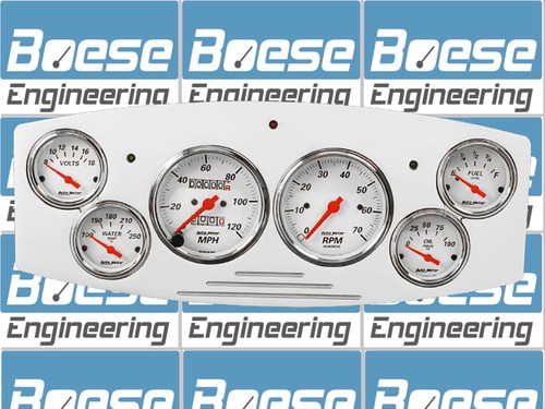 33-34 Dodge Billet Aluminum Gauge Panel Dash Insert Instrument Cluster ...