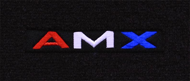 New! 1968 - 1970 AMC AMX Carpet Floor Mats with Embroidered AMX Logo ...
