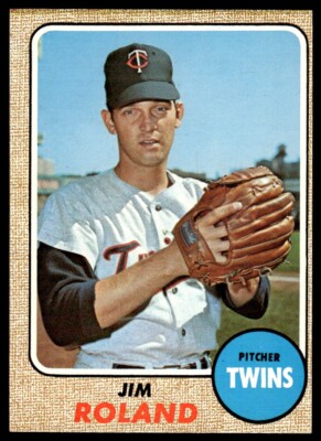1968 Topps Jim Roland Minnesota Twins #276 *Set Break | eBay