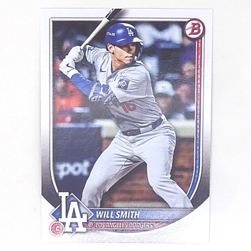 2025 Bowman Baseball Will Smith Los Angeles Dodgers Baseball Card #62 ...