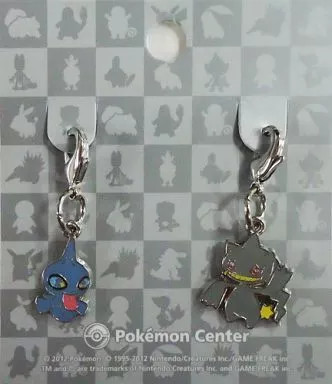 Shuppet & Banette National Dex Metal Charms (2pcs) Pokemon Center 2cm ...