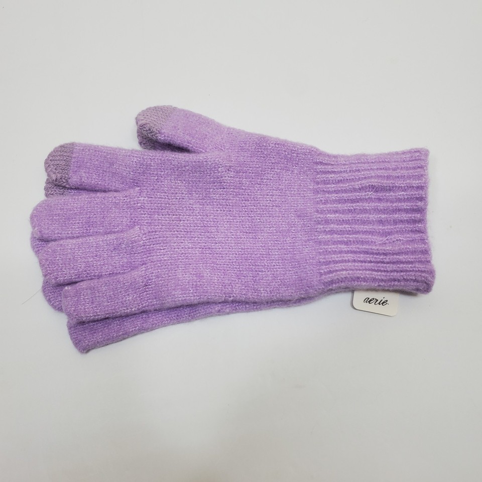 AERIE Touchpoint Gloves Women One Size NWT Soft Knit Touch Screen Phone ...