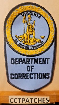 DEPARTMENT OF CORRECTIONS, VIRGINIA POLICE SHOULDER PATCH VA | eBay