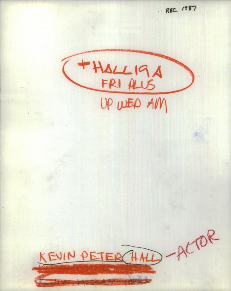 Kevin Peter Hall Prophecy