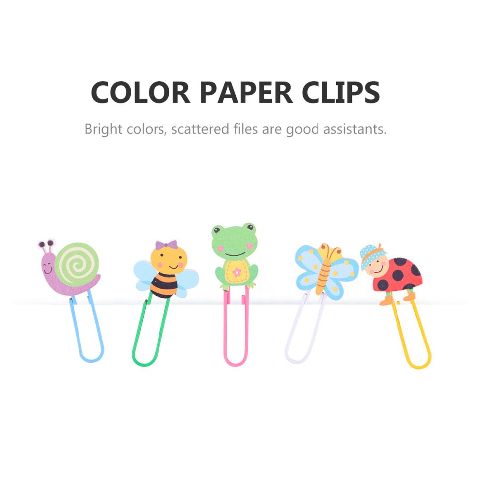 50pcs Book Page Clip Marker Paper File Marking Clips Wire Organizing ...