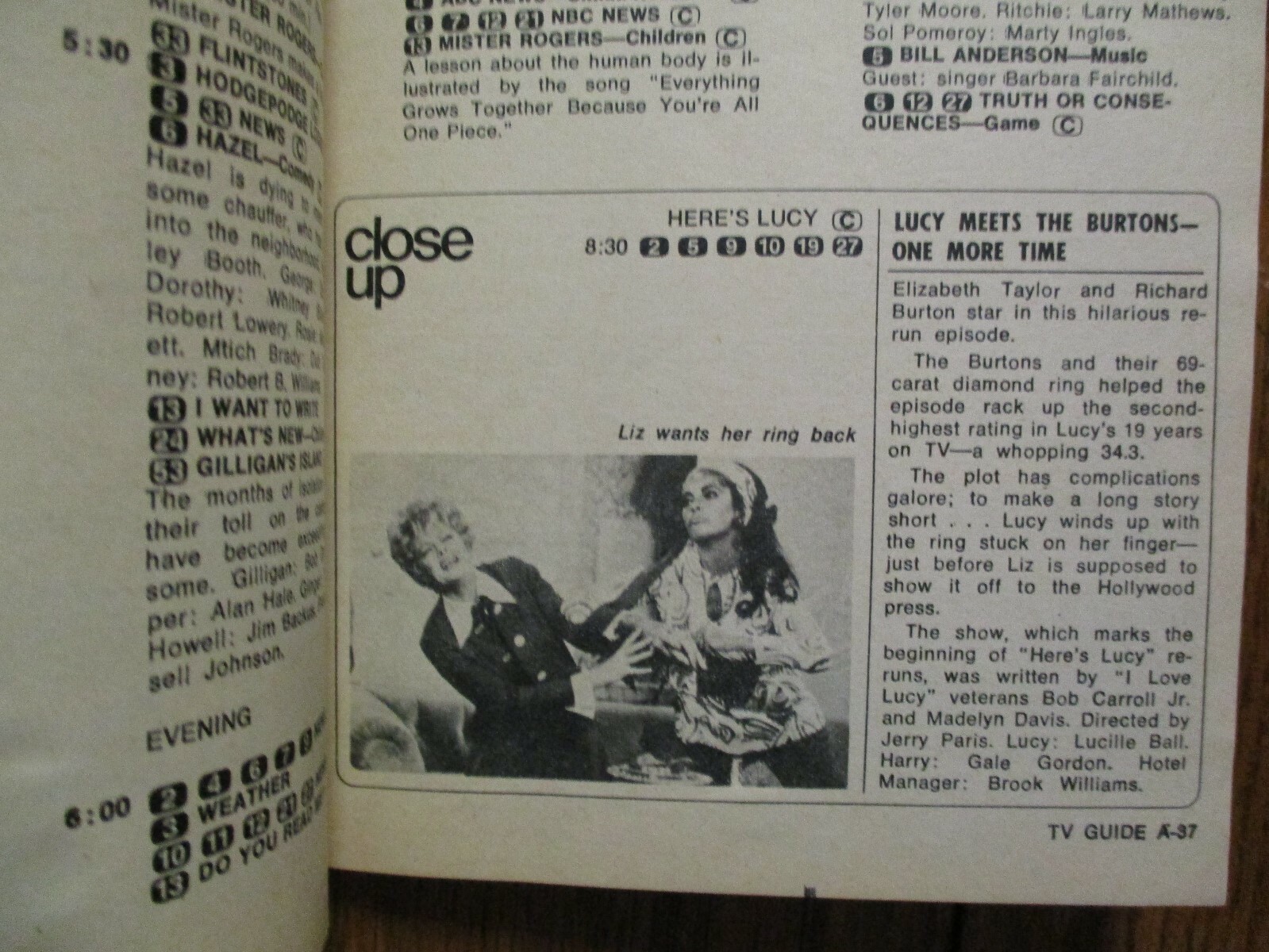 Feb 27, 1971 TV Guide(THE SENATOR/HAL HOLBROOK/SHARON ACKER/GENE BUA ...