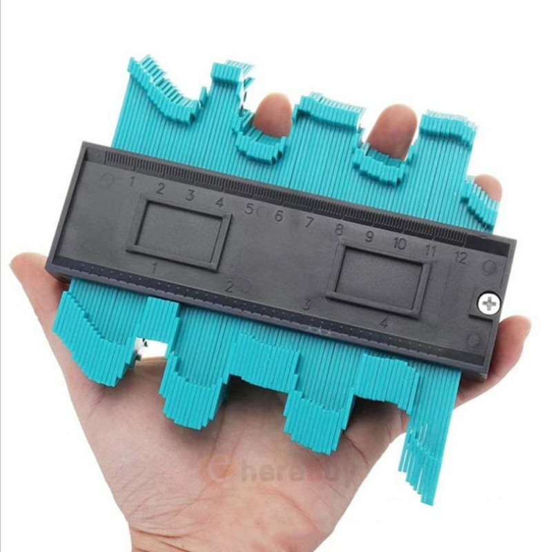 10-in Shape Profile Ruler Gauge Duplicator Scale Template Measuring ...